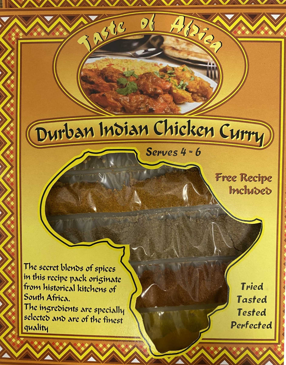 Taste of Africa Durban Indian Chicken Curry 60g – The South African ...