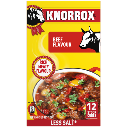 Knorrox 12 Beef Stock Cubes 120g – The South African Spaza Shop