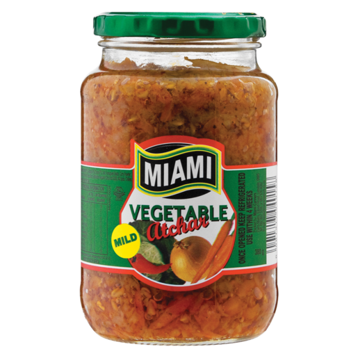 Miami Vegetable Atchar Mild 400g – The South African Spaza Shop