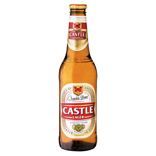 Castle Lager Singular 330ml Glass Bottle – The South African Spaza Shop