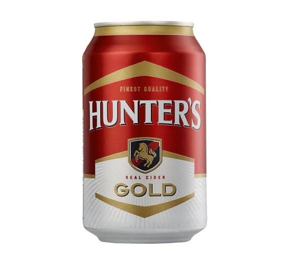 Hunters Gold Cider Singular 330ml Can – The South African Spaza Shop
