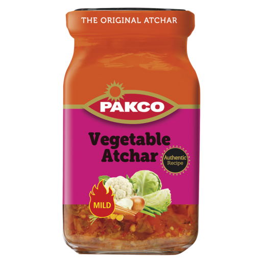 Pakco Pickles Mild Vegetable Atchar 385g – The South African Spaza Shop