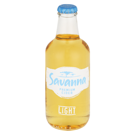 Savanna Light Cider Glass 330ml Bottle – The South African Spaza Shop