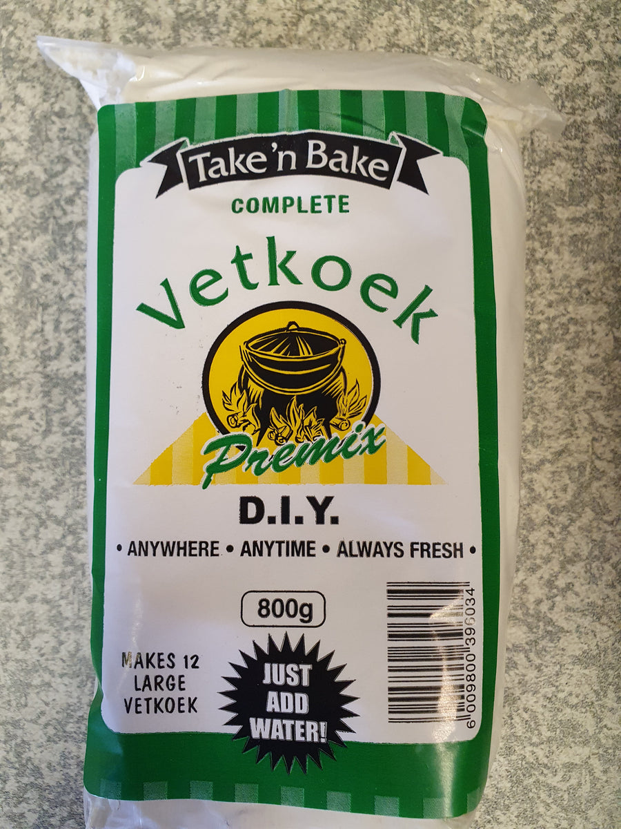 Take n Bake Complete Vetkoek DIY Premix 800g – The South African Spaza Shop